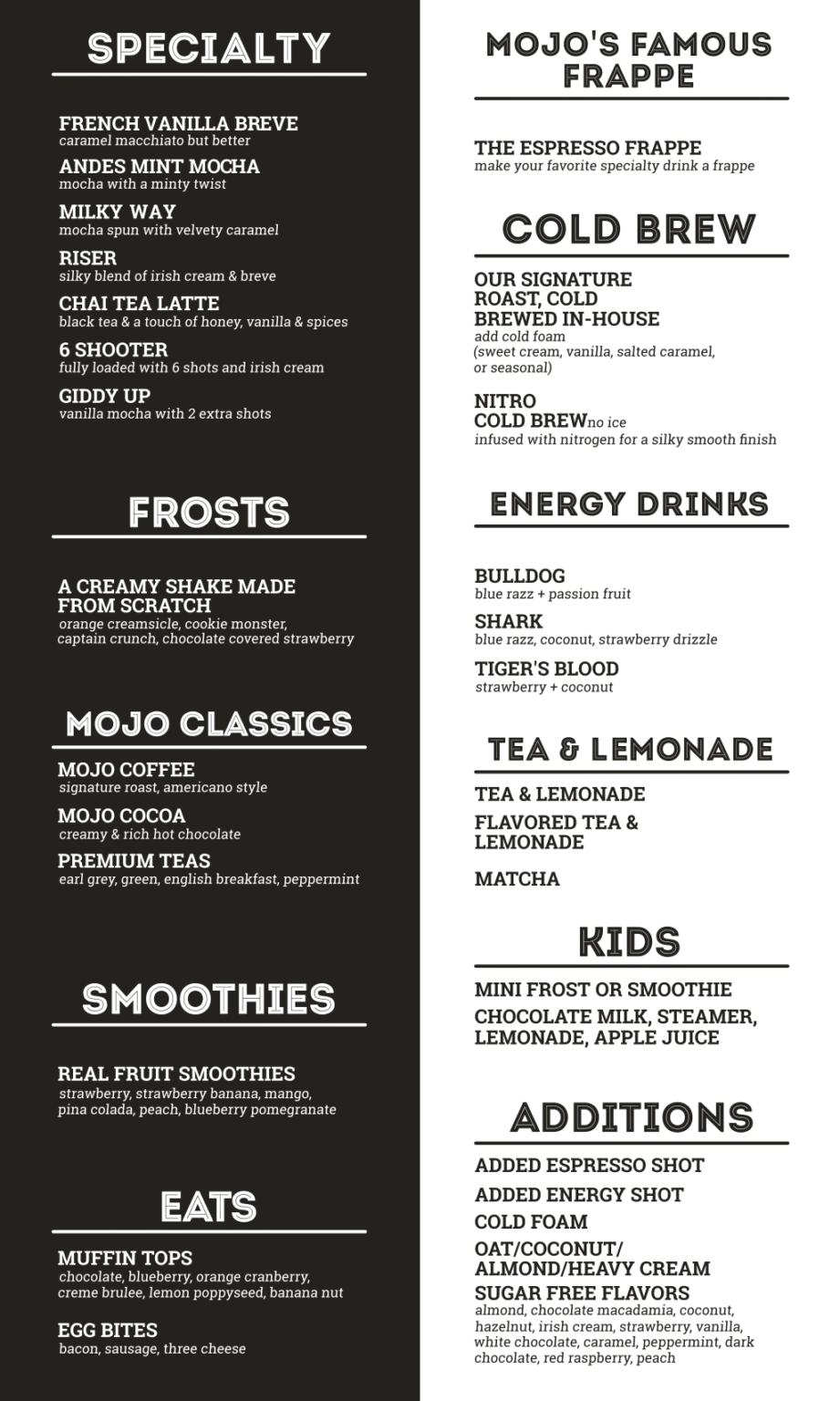 Drive Thru Coffee Shop | Hot Coffee To-Go | Mojo Coffee Austin, Tx